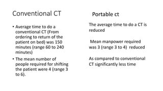 Portable ct mobile ct | PPTX