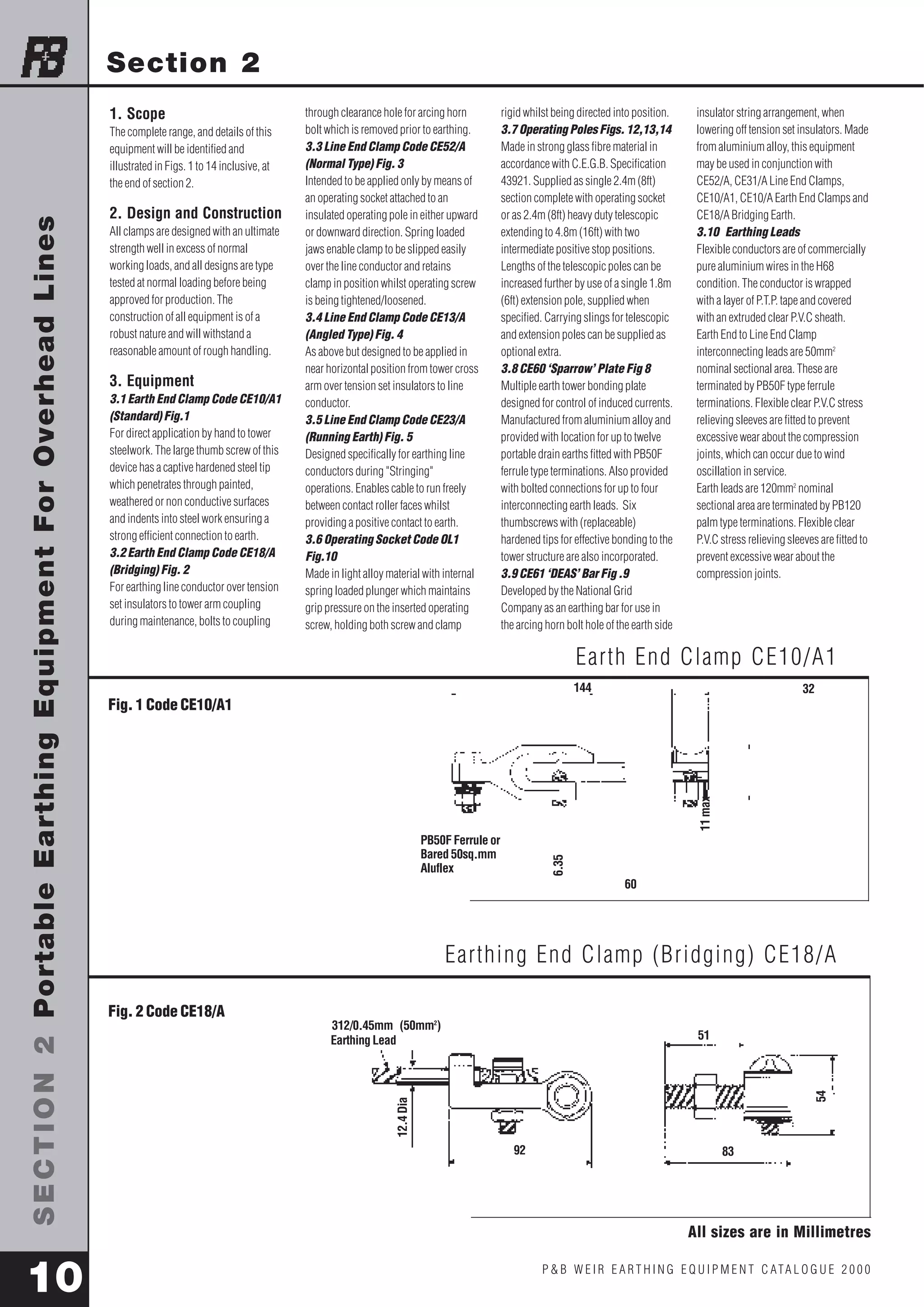 Portable Earthing, Earth End Clamps, Line End Clamps - Transmission ...