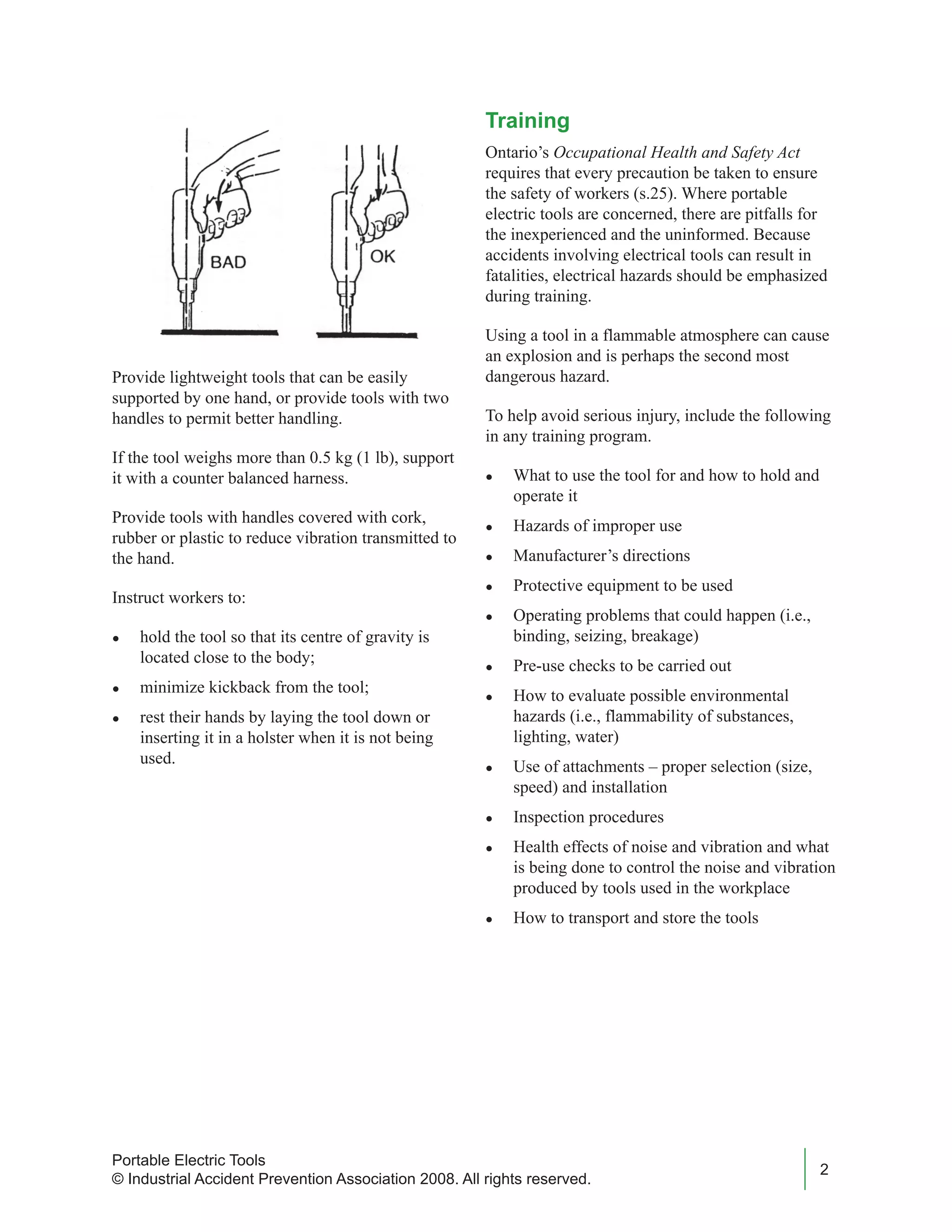 Portable electrical tools | PDF