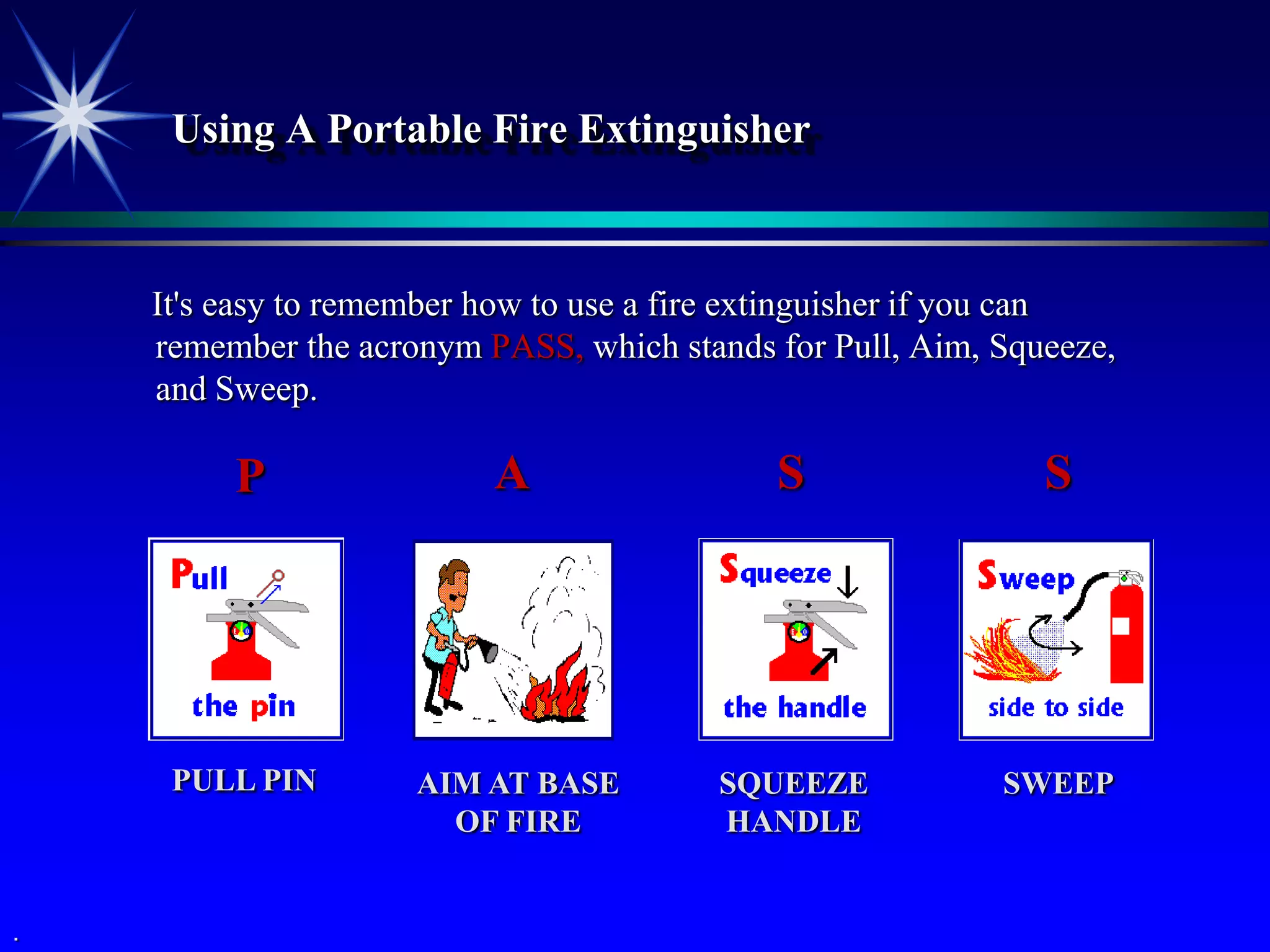Portable fire extinguishers | PPSX