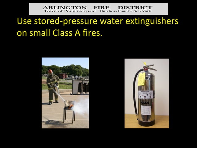 Portable fire extinguishers | PPT