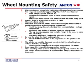 Learn how to use Portable Grinders Safely | PPTX