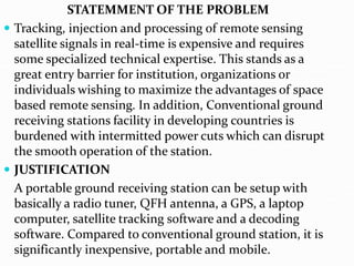 Portable Ground Receving Station | PPT