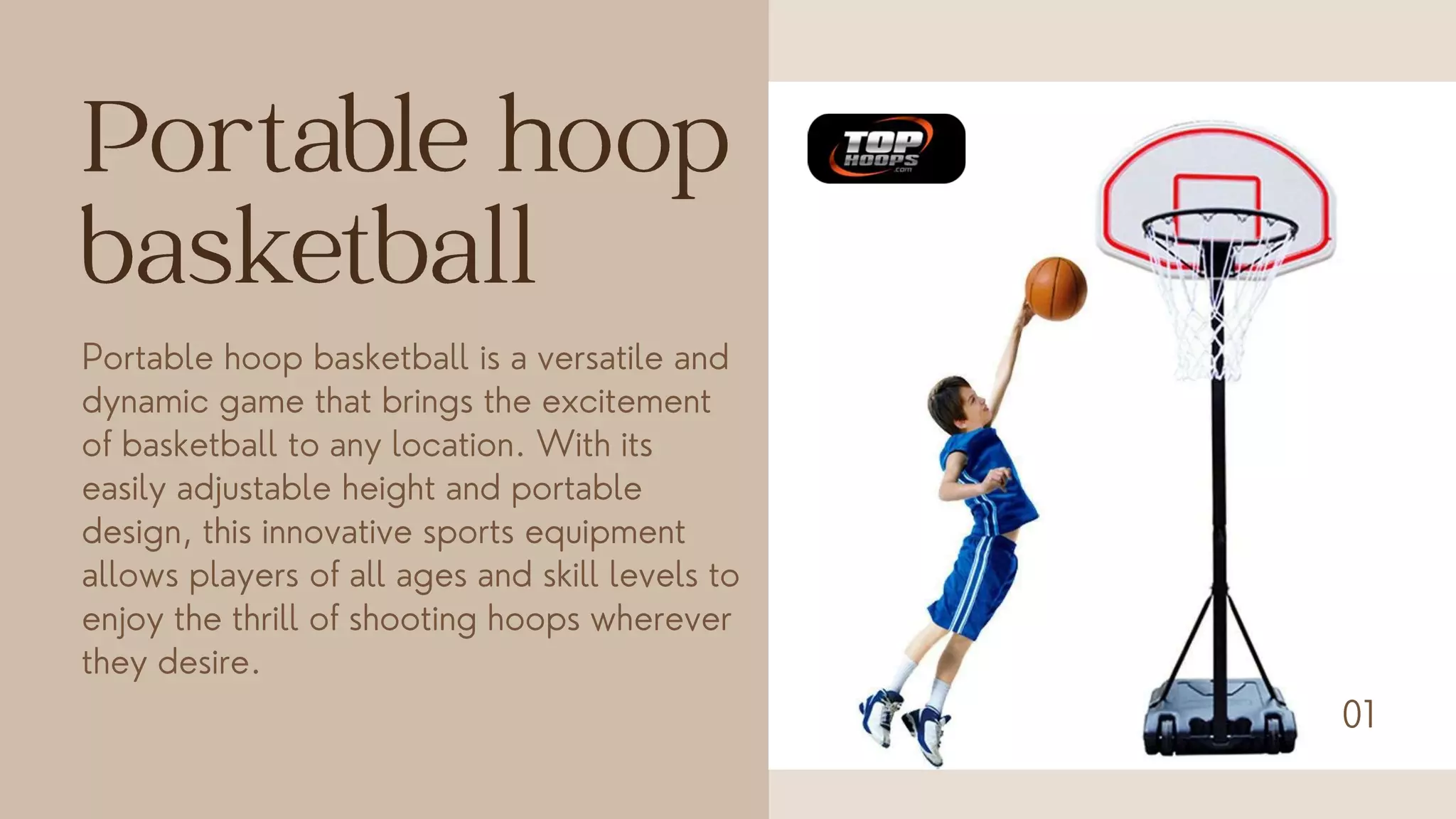 Portable hoop basketball | PPTX