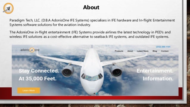 portable ife system | AdonisOne | PDF