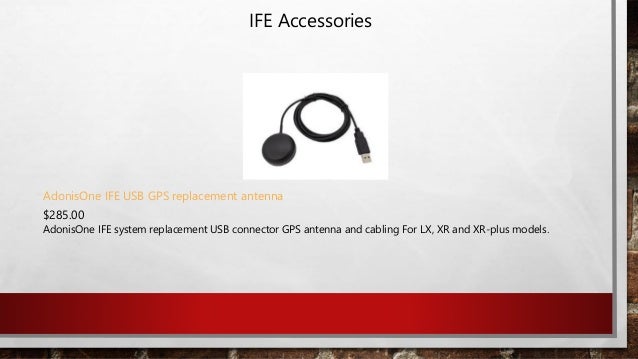 portable ife system | AdonisOne | PDF