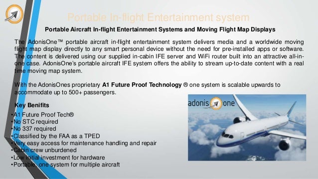 Portable ife system | AdonisOne | PPTX