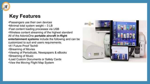 portable ife system | AdonisOne | PPT