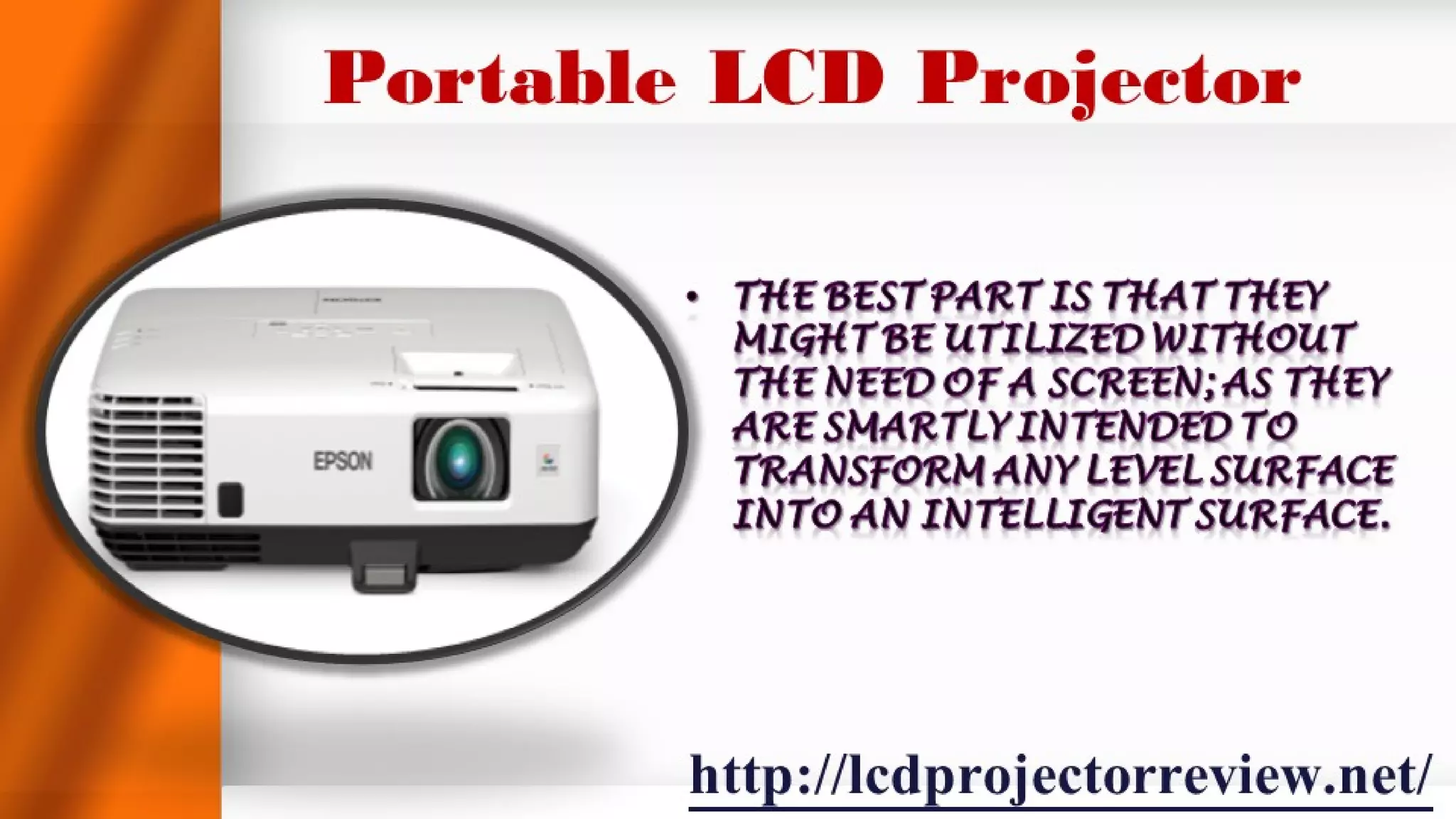 Portable LCD Projector | PPT | Computer Peripherals | Computing