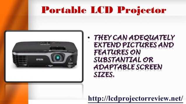 Portable LCD Projector | PPT | Computer Peripherals | Computing