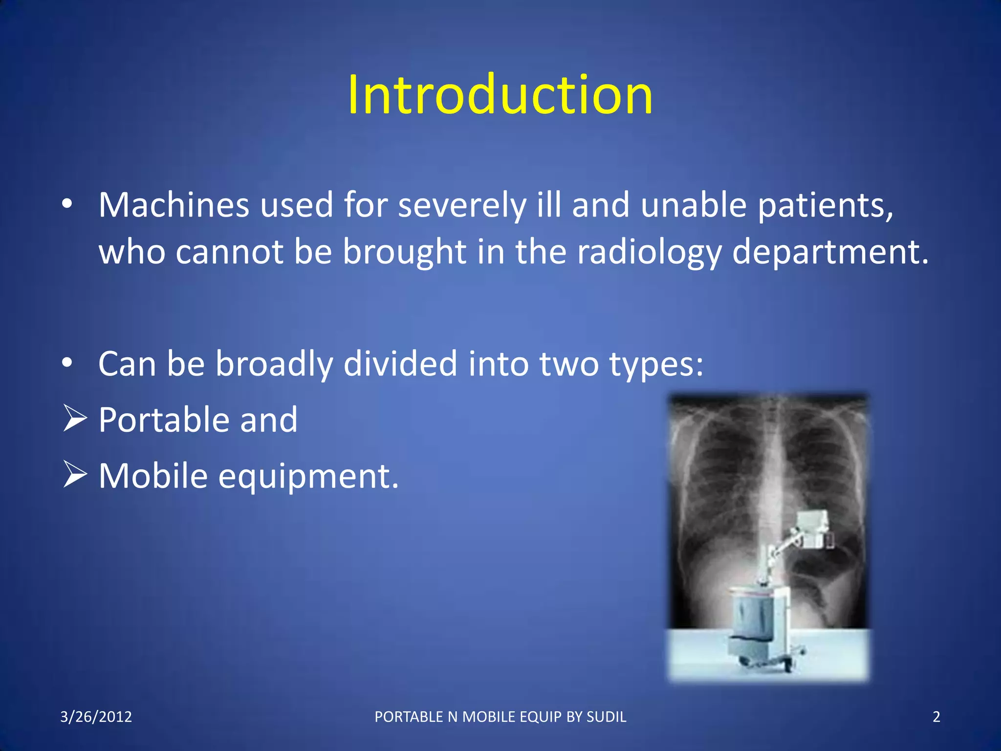 Portable n mobile unit | PPTX