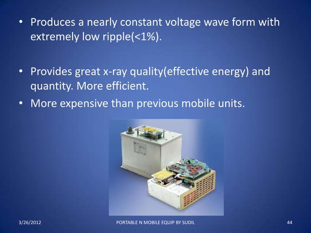 Portable n mobile unit | PPTX
