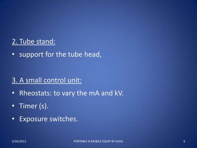 Portable n mobile unit | PPTX