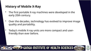 PORTABLE/MOBILE X RAY SLIDE SHARE PPTX.. | PPTX