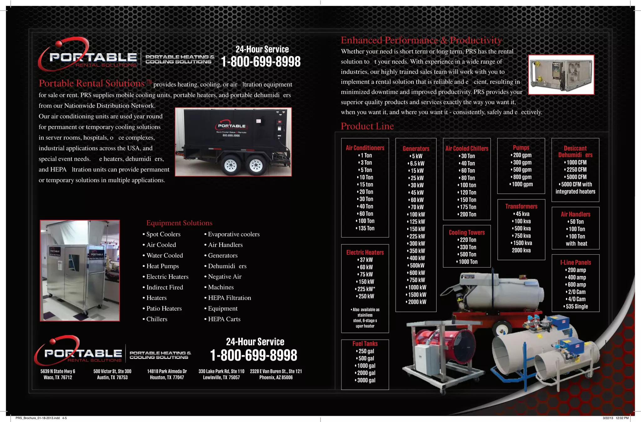 Portable Rental Solutions: Portable Spot Cooler, Swamp Cooler (800)699 ...