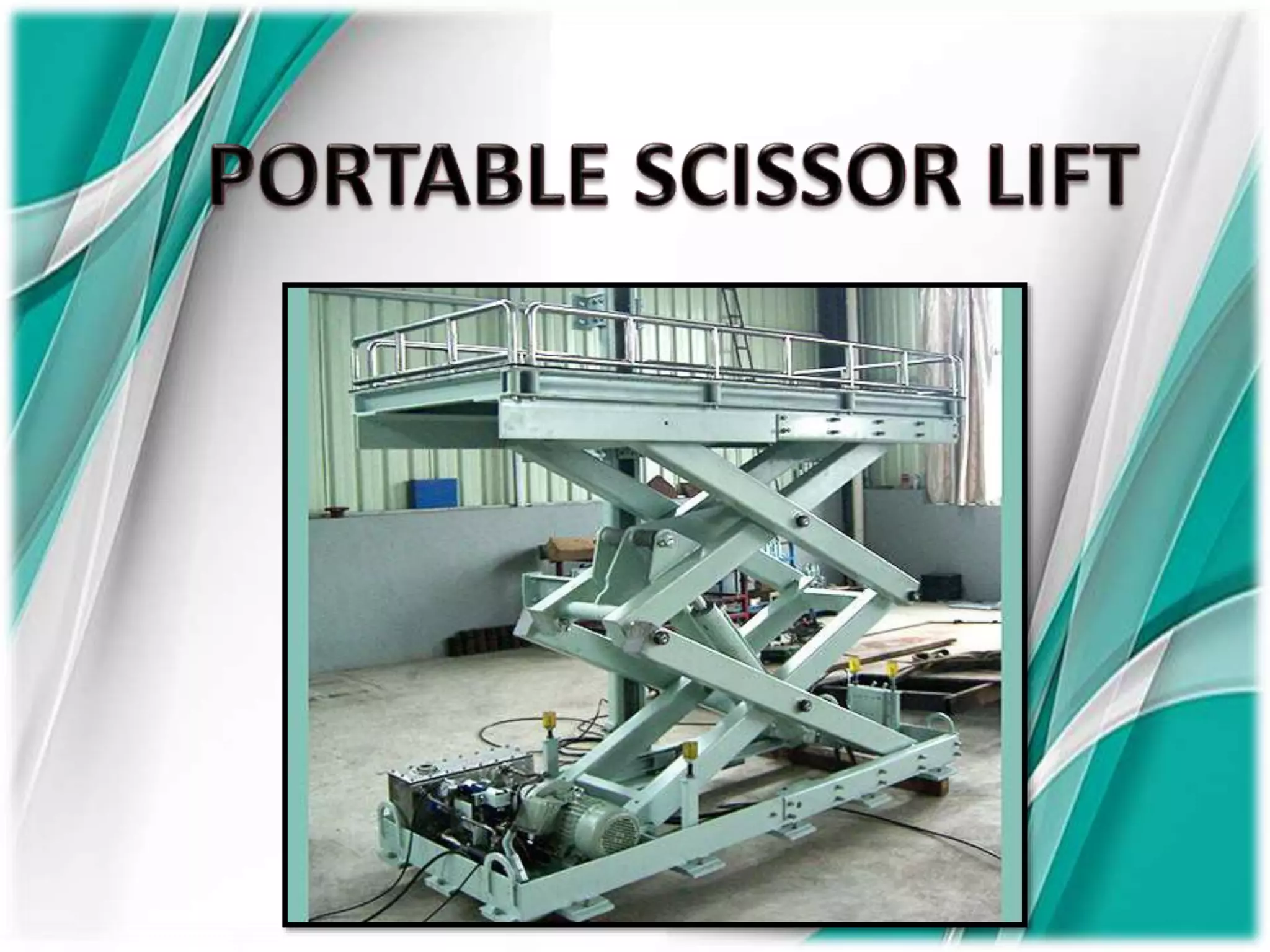 Portable scissor lift Chennai, Tamil Nadu, Andhra, Kerala, Karnataka ...