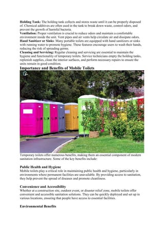 Portable Toilets: Types, Functionality, Importance and Benefits ...