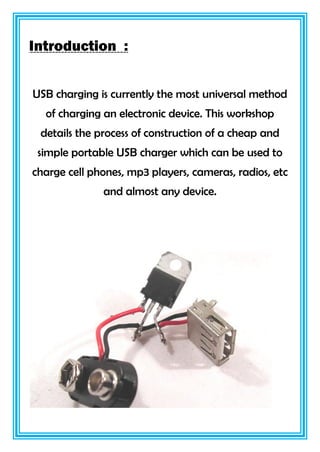 Portable USB Charger | PDF
