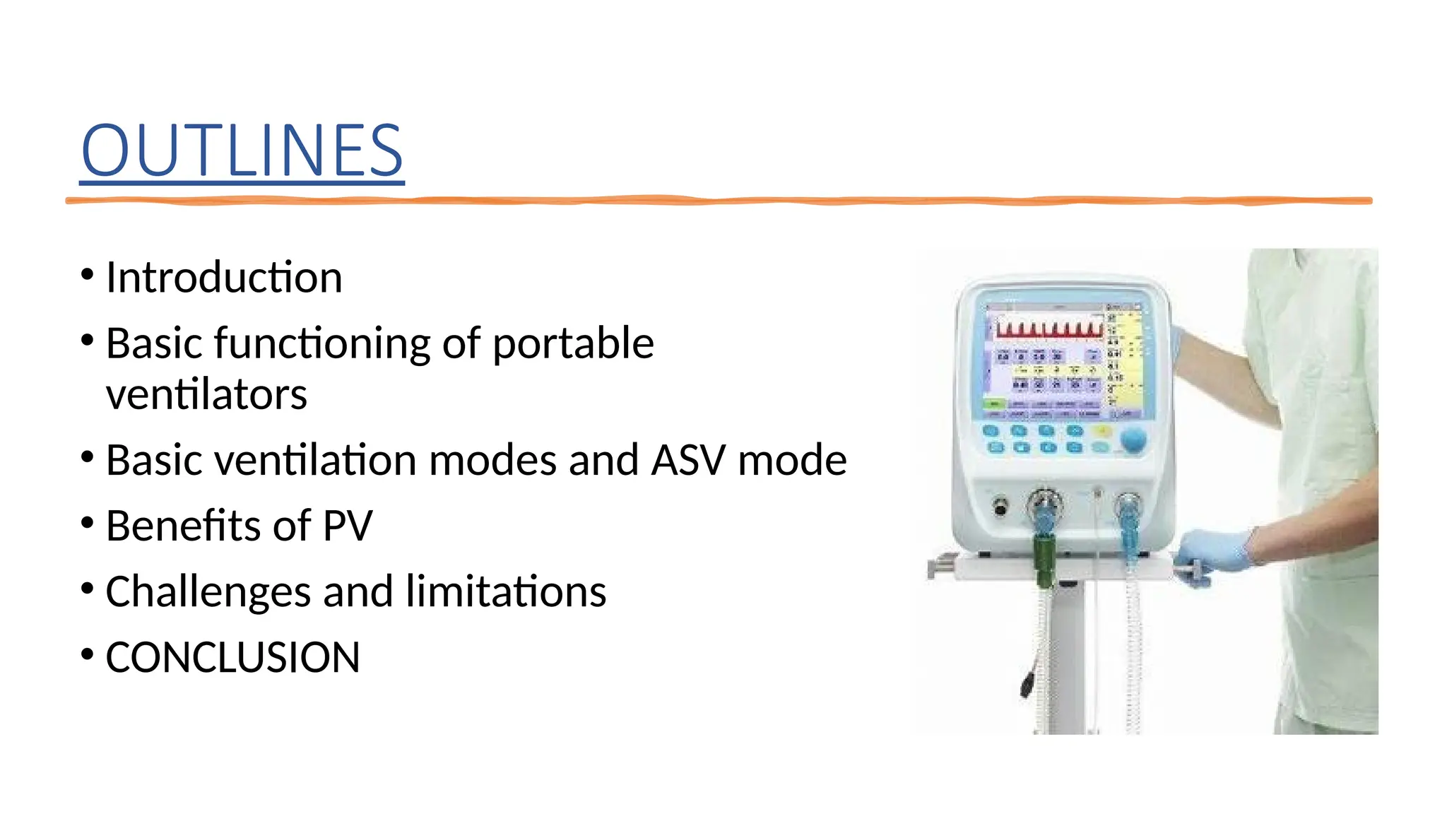 Portable ventilator for patient transfer | PPTX