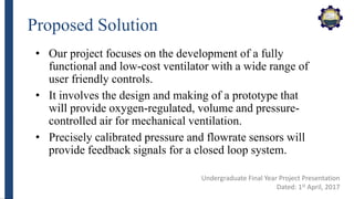 Portable ventilator with feedback control | PPTX