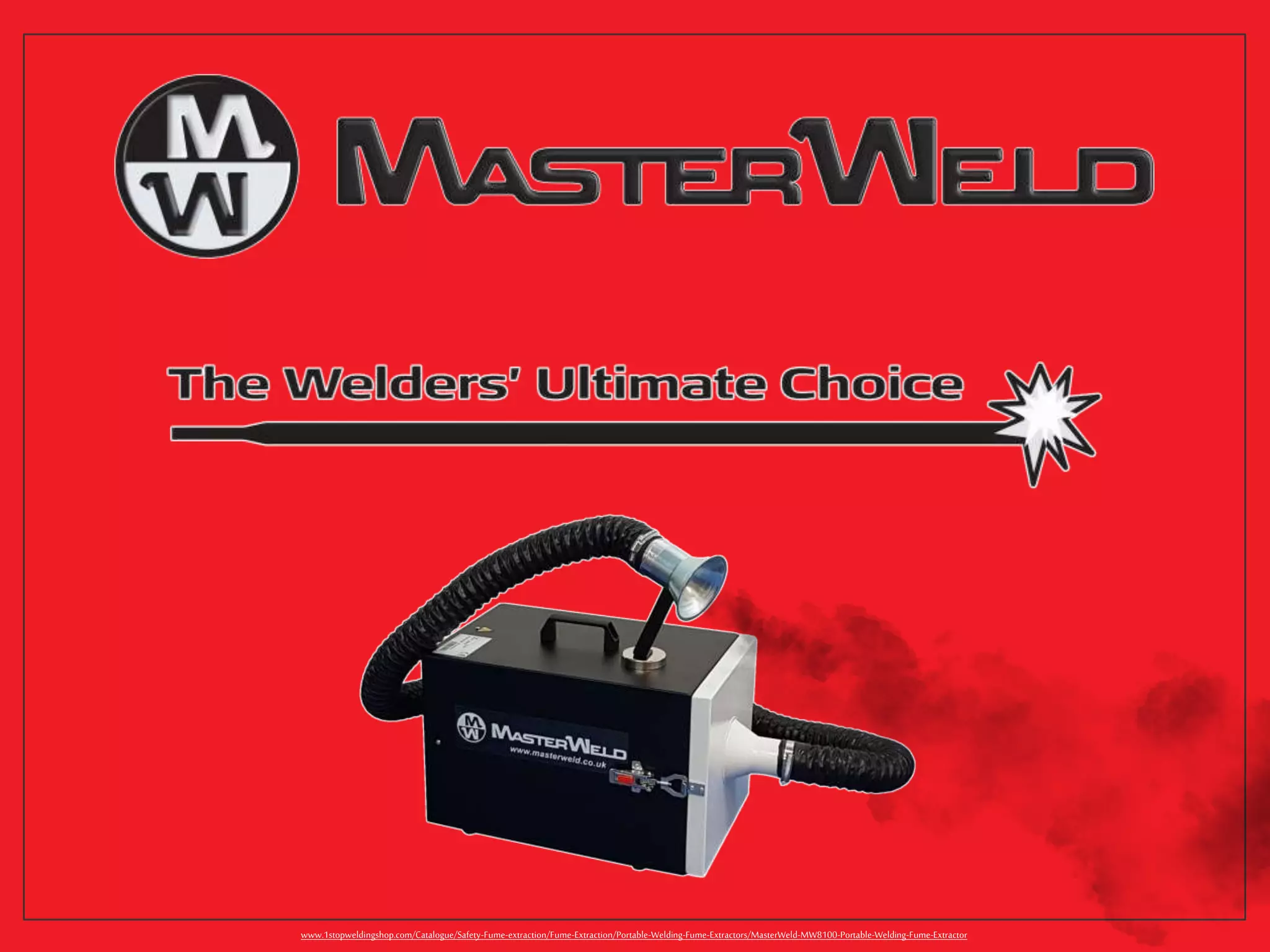Portable Welding Fume Extractor MW8100 - MasterWeld | PPT