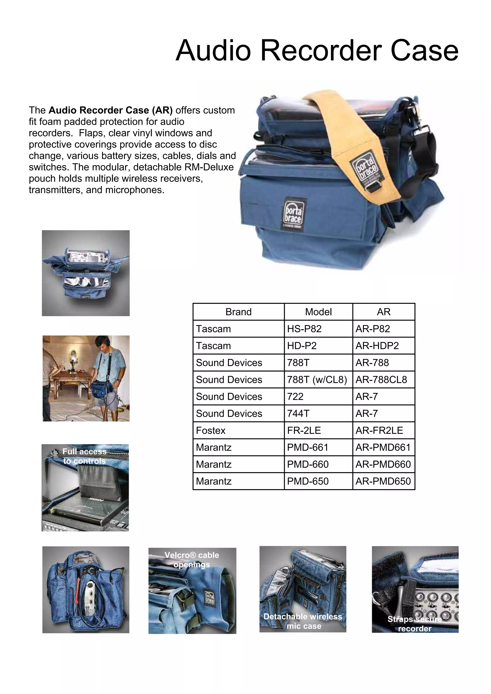 Portabrace audio | PDF