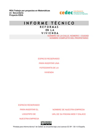 Portada De Informe