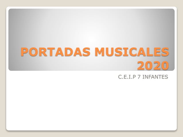 Portadas musicales20 | PPTX