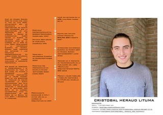 PORTAFOLIO ARQUITECTÓNICO - CRISTOBAL HERAUD - 2023 | PDF