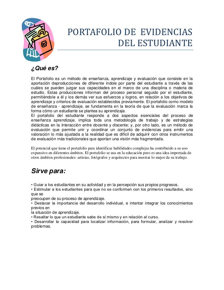 Ejemplo De Introduccion Para Un Portafolio De Evidencias