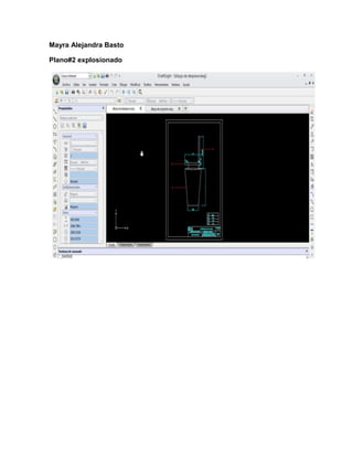 Portafolio de planos explosionado en cad | PDF