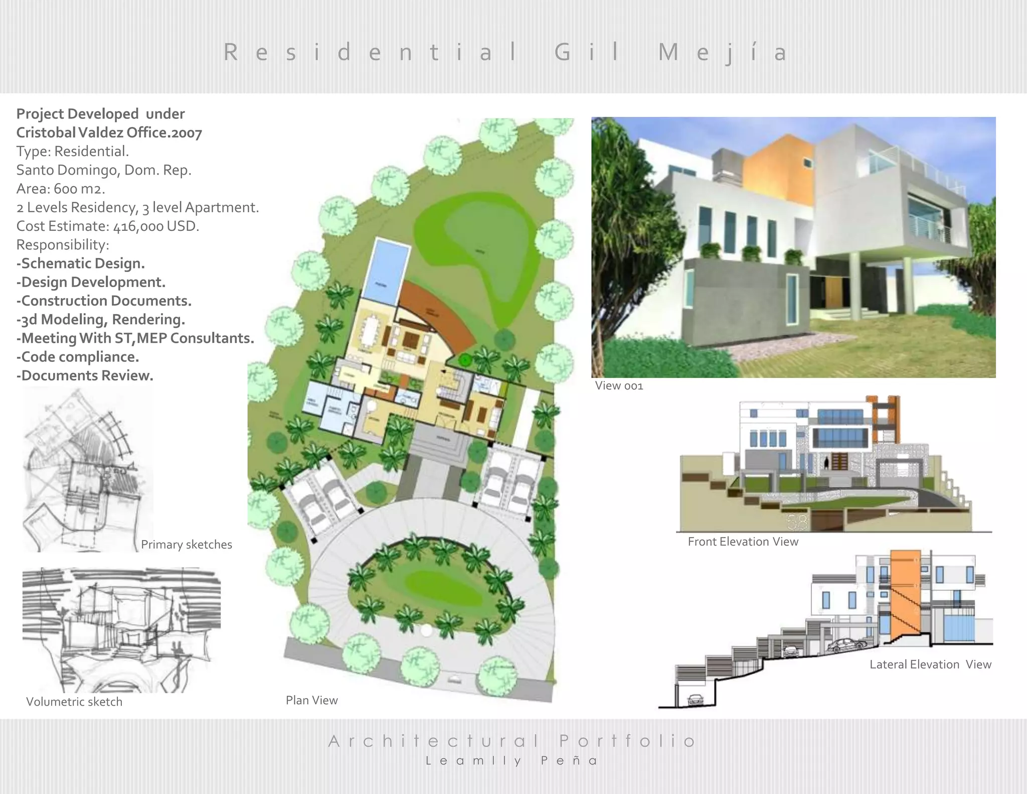 architectural works portfolio