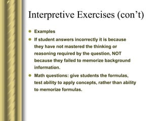 Multiple Choice Item Construction | PPT
