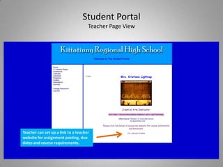 Student Portal Example | PPTX