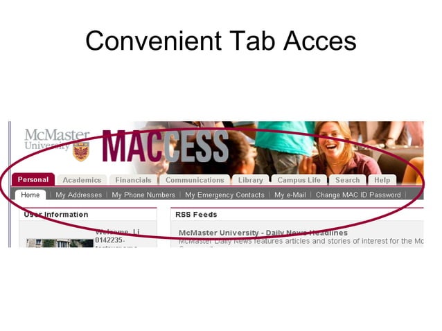 MACCESS Portal - Try It! | PPT