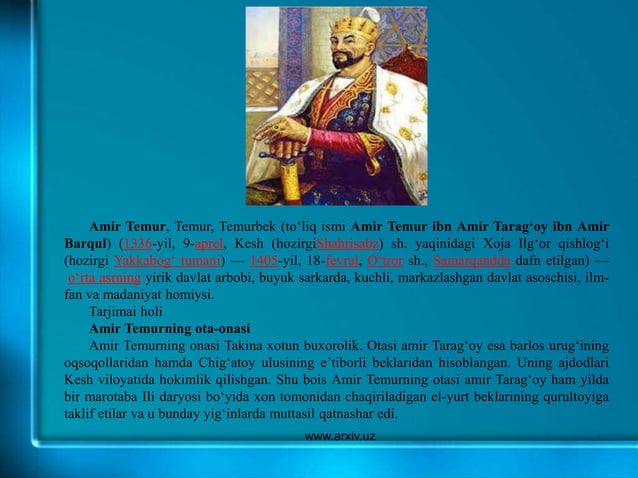 portal.guldu.uz-Amir Temur.ppt