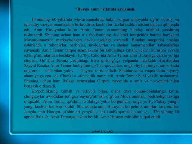 portal.guldu.uz-Amir Temur.ppt