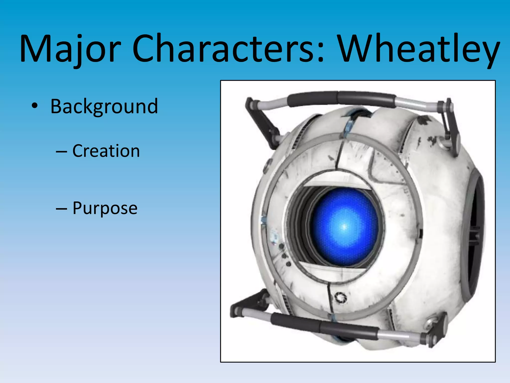 Portal 2 character | PPT