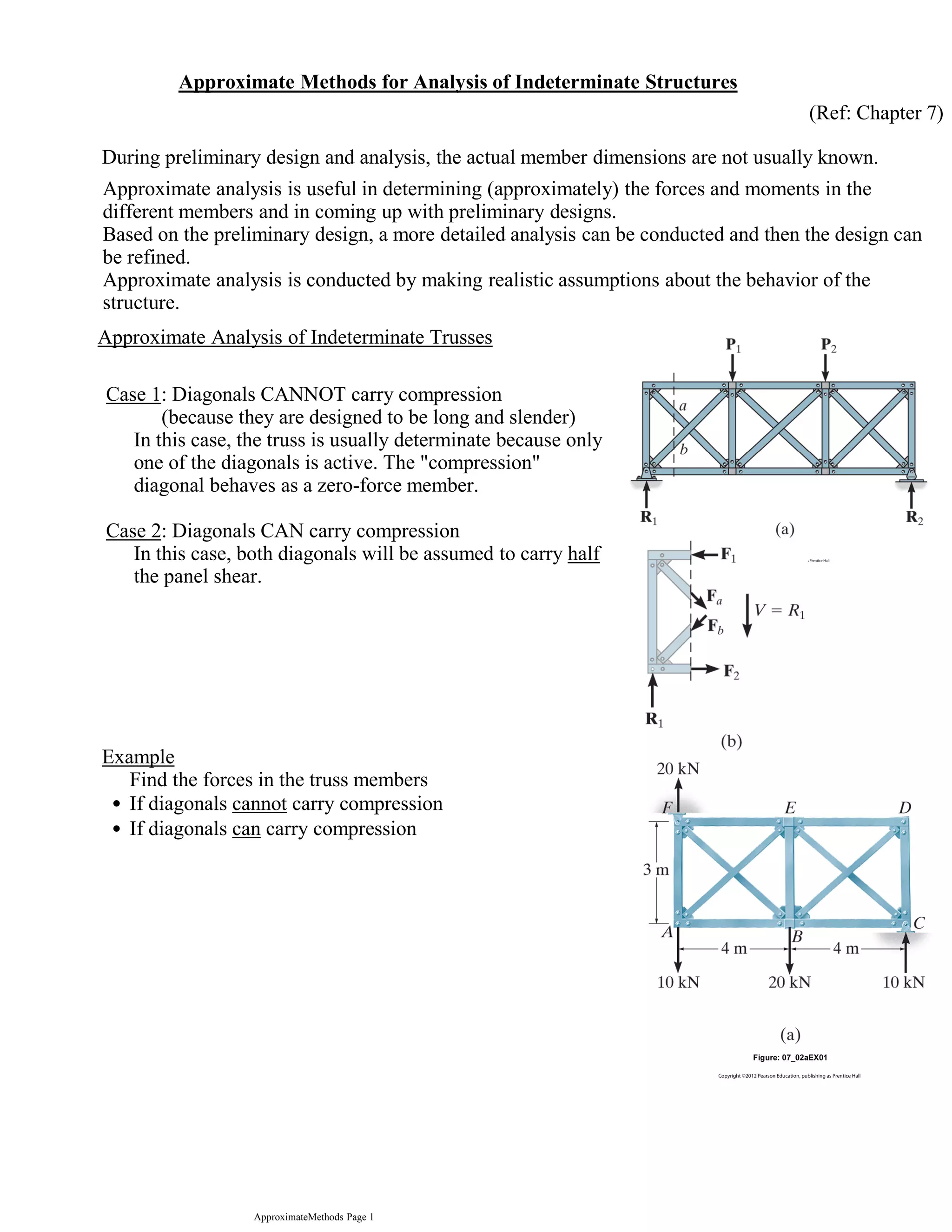 Portal and cantilever method | PDF