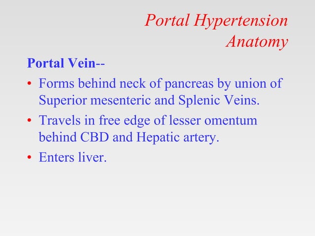Portal circulation.pptx | Heart and Cardiovascular Diseases | Diseases ...