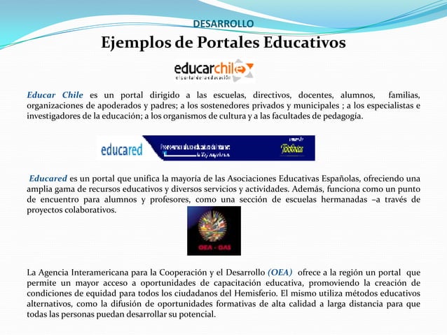Portales educativos | PPT