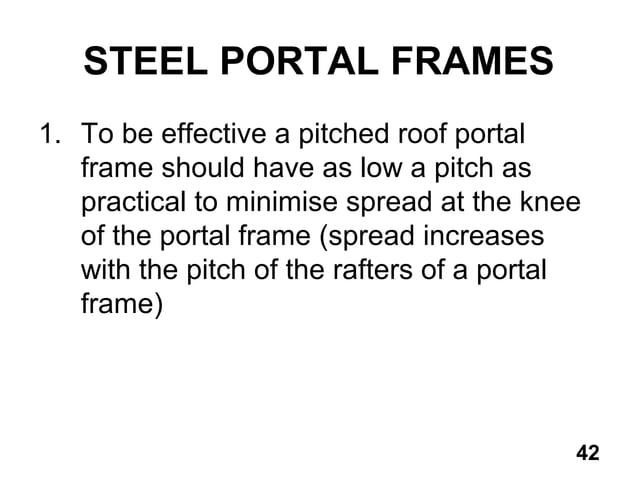 Portal frame 1 | PPT