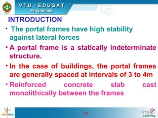 PortalFrame slide, bracing and descriptions | PPT