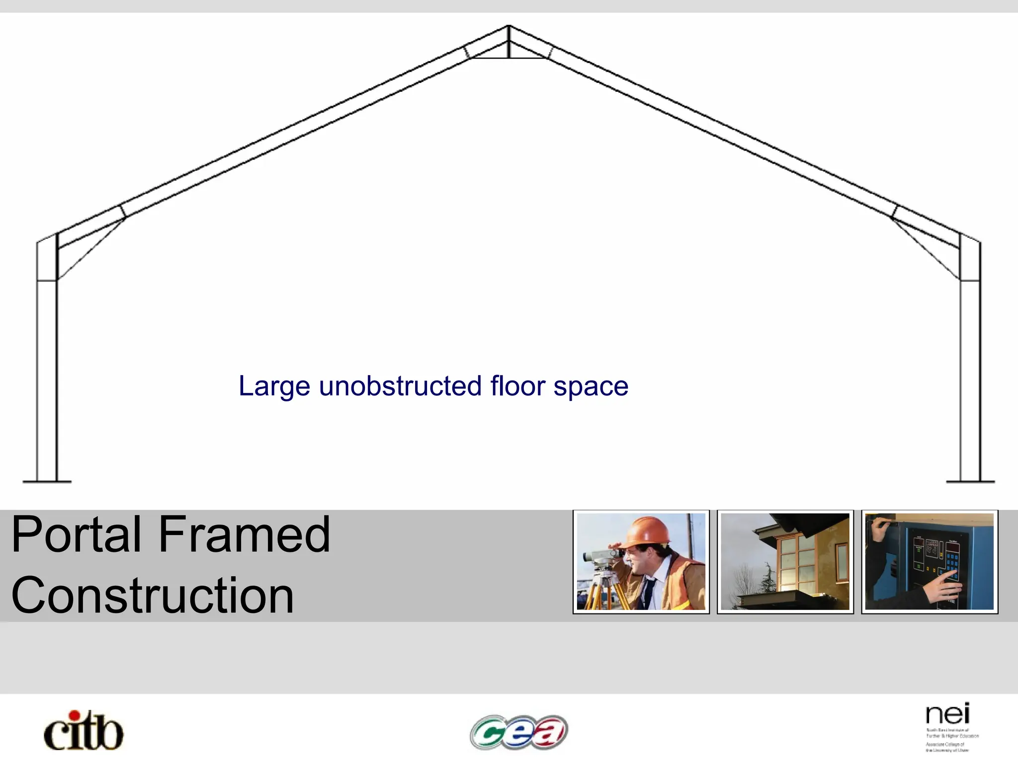 Portal Framed Construction Architecture Sem9 | PPT