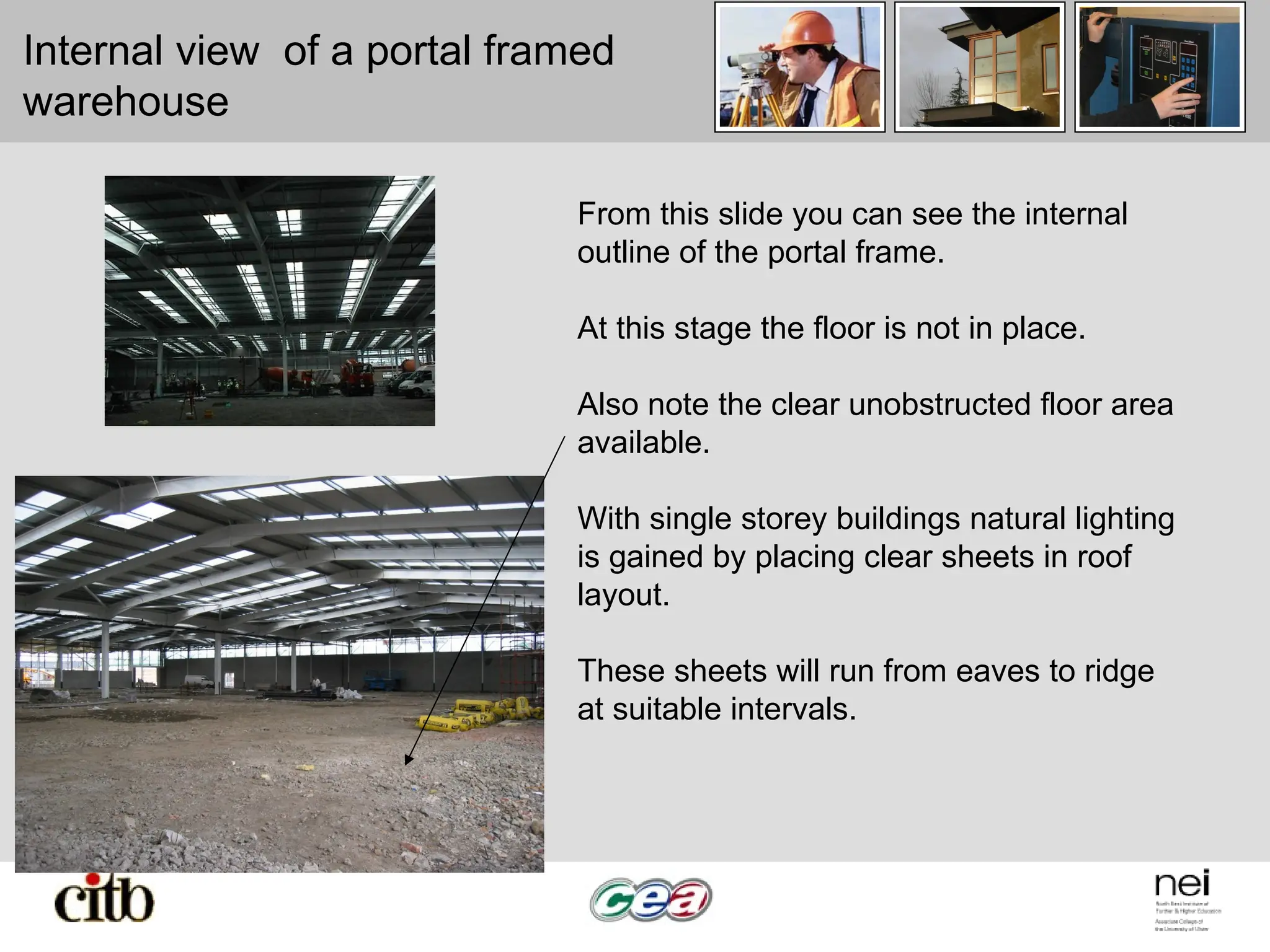 Portal Framed Construction Architecture Sem9 | PPT