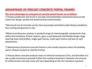 PORTAL FRAMES BUILDING CONSTRUCTION B.ARCH