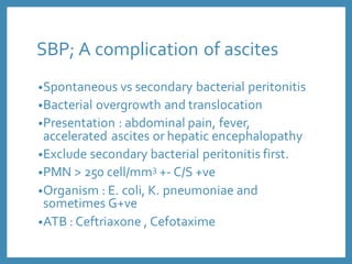 Portal hypertension, liver cirrhosis | PDF
