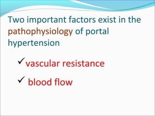 Portal hypertension | PPT