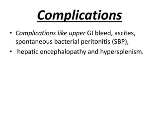Portal hypertension | PPTX | Digestive Disorders | Diseases and Conditions