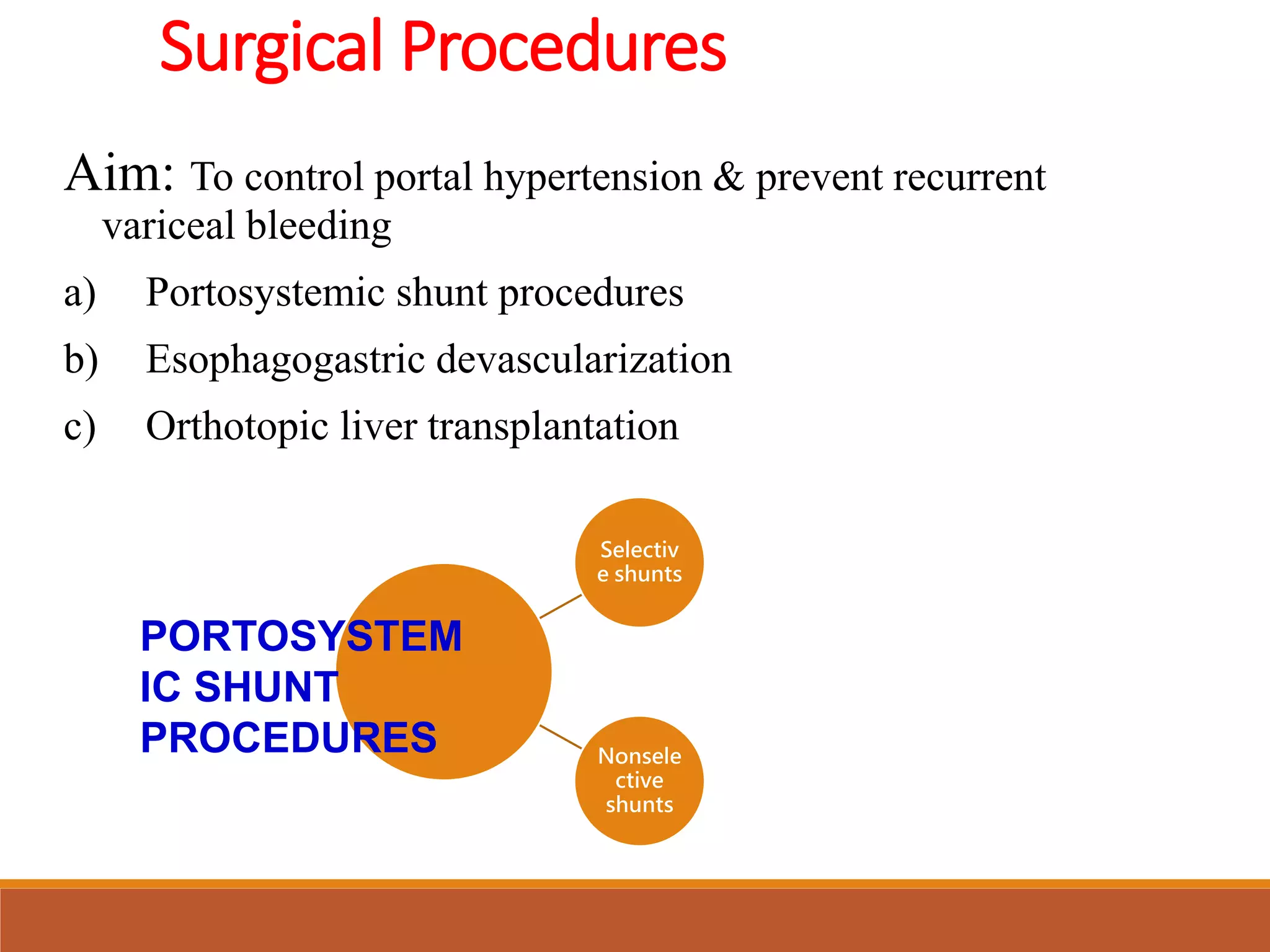PORTAL HTN spleno renal shunt.ppt